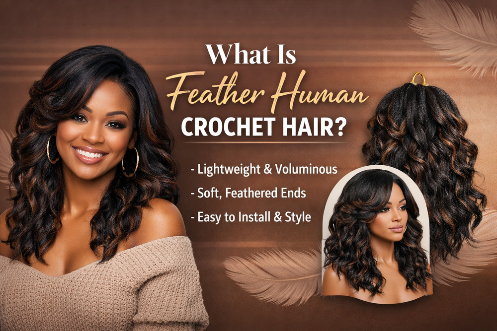 What Is Feather Human Crochet Hair?